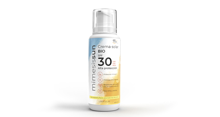 Crema solar BIO SPF30 con filtros 100% minerales - Nutrasalud