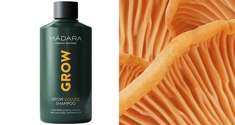 Cuidado capilar Grow, formulado a base de setas Chantarelas para ...